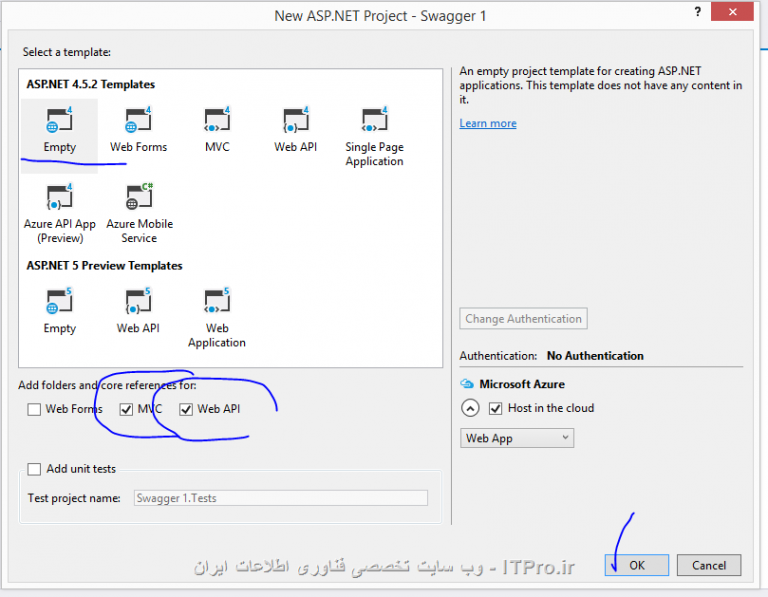 مستند سازی Web با Swagger در asp.net - وب-سرویس API.ir