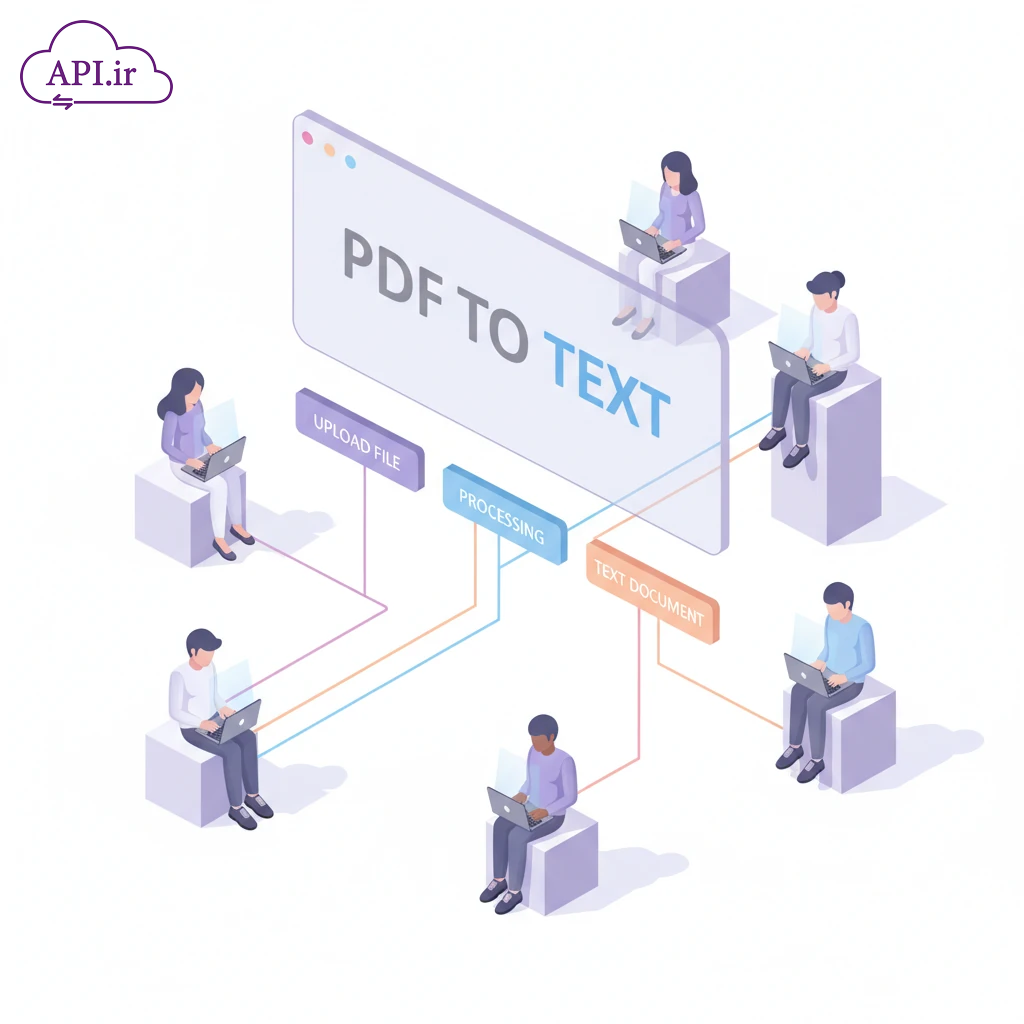 API تبدیل PDF به متن - API.ir