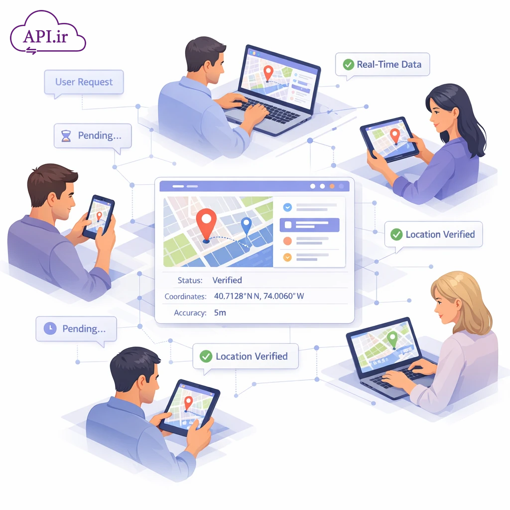 دقیق‌ترین API استعلام موقعیت مکانی - API.ir